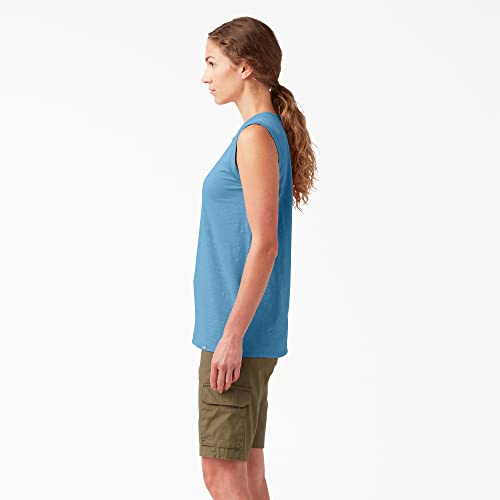 Dickies Women's Tank Top, Azure Blue