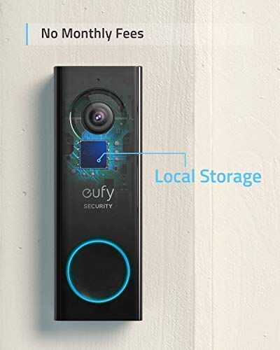 eufy Security Floodlight Cam 2 Pro, 360-Degree Pan and Tilt Coverage & 2K Resolution Wired Video doorbell Camera & 2K Pan and Tilt Security Indoor Camera