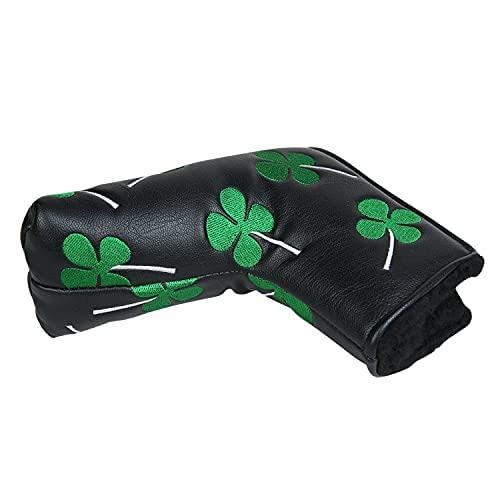 Dark Horse Golf Putter Head cover Shamrock Embroidered Blade for Scotty Cameron Ping TaylorMade Odyssey
