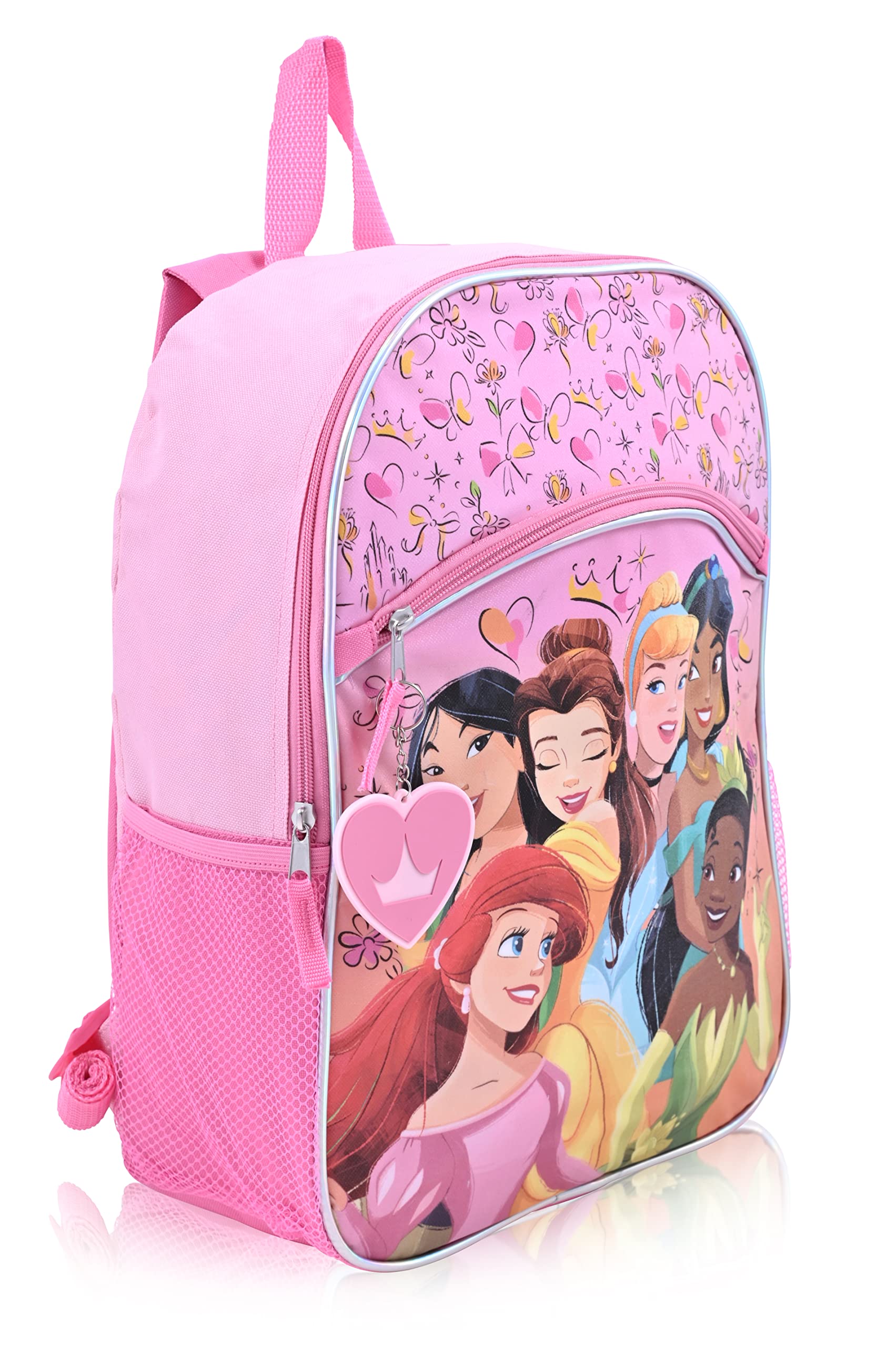 Disney Princess Girls Backpack and Bookbags |Elementary and Kindergarten Kids Backpacks For School