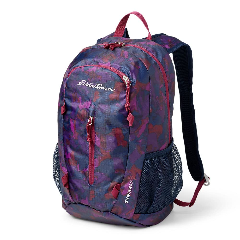 Eddie Bauer Stowaway Packable 20L Daypack, Cosmos, ONE SIZE