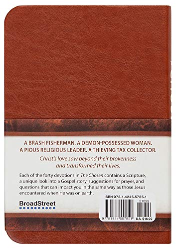 The Chosen: 40 Days with Jesus (Imitation Leather) β Impactful and Inspirational Devotional β Perfect Gift for Confirmation, Holidays, and More