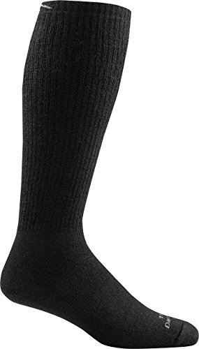 Darn Tough Tactical Over-The-Calf Extra Cushion Socks (T4050) Unisex – (Black, Large)