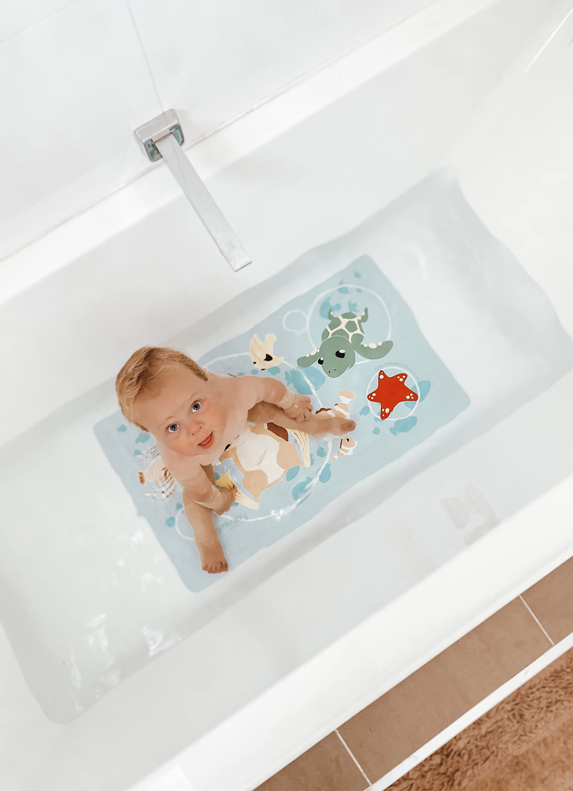Dreambaby Anti-Slip Bath Mat with Too Hot Indicator