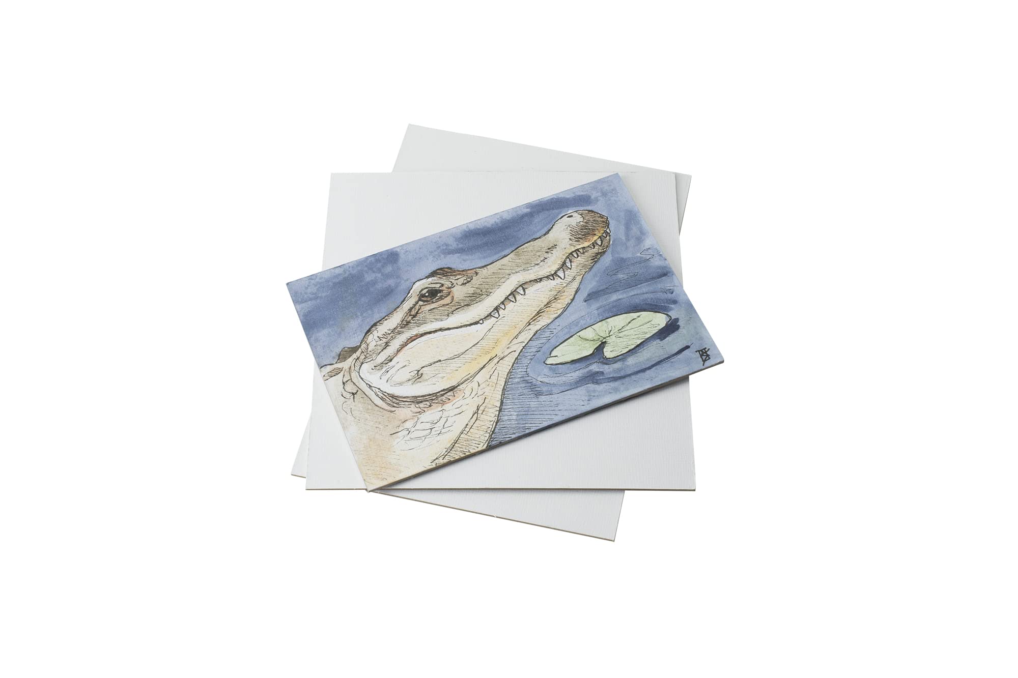 Creative Mark ArtBites Canvas Textured Boards 5-Pack - 2.3mm Stock Board Mounted Mini Canvases for Painting, Sketching, Printing & More! - 5x7