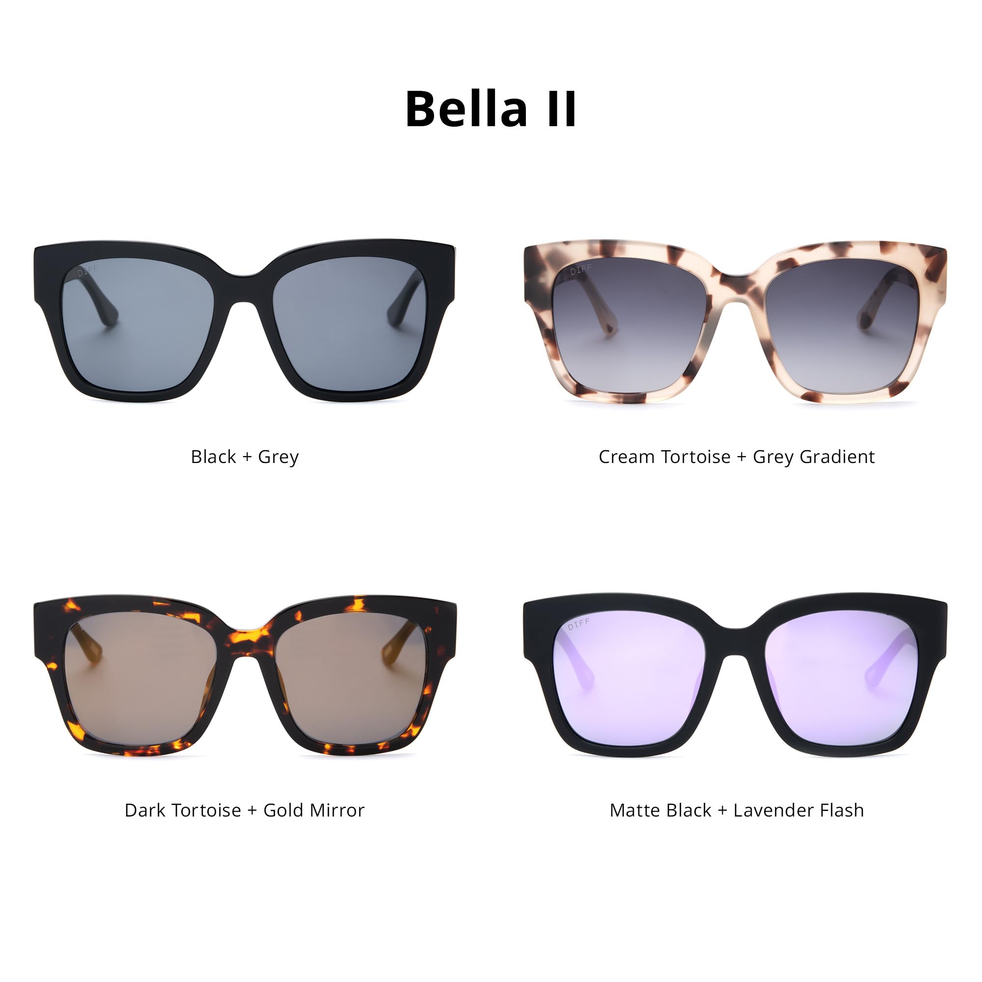 DIFF Eyewear Bella II Andes Tortoise One Size