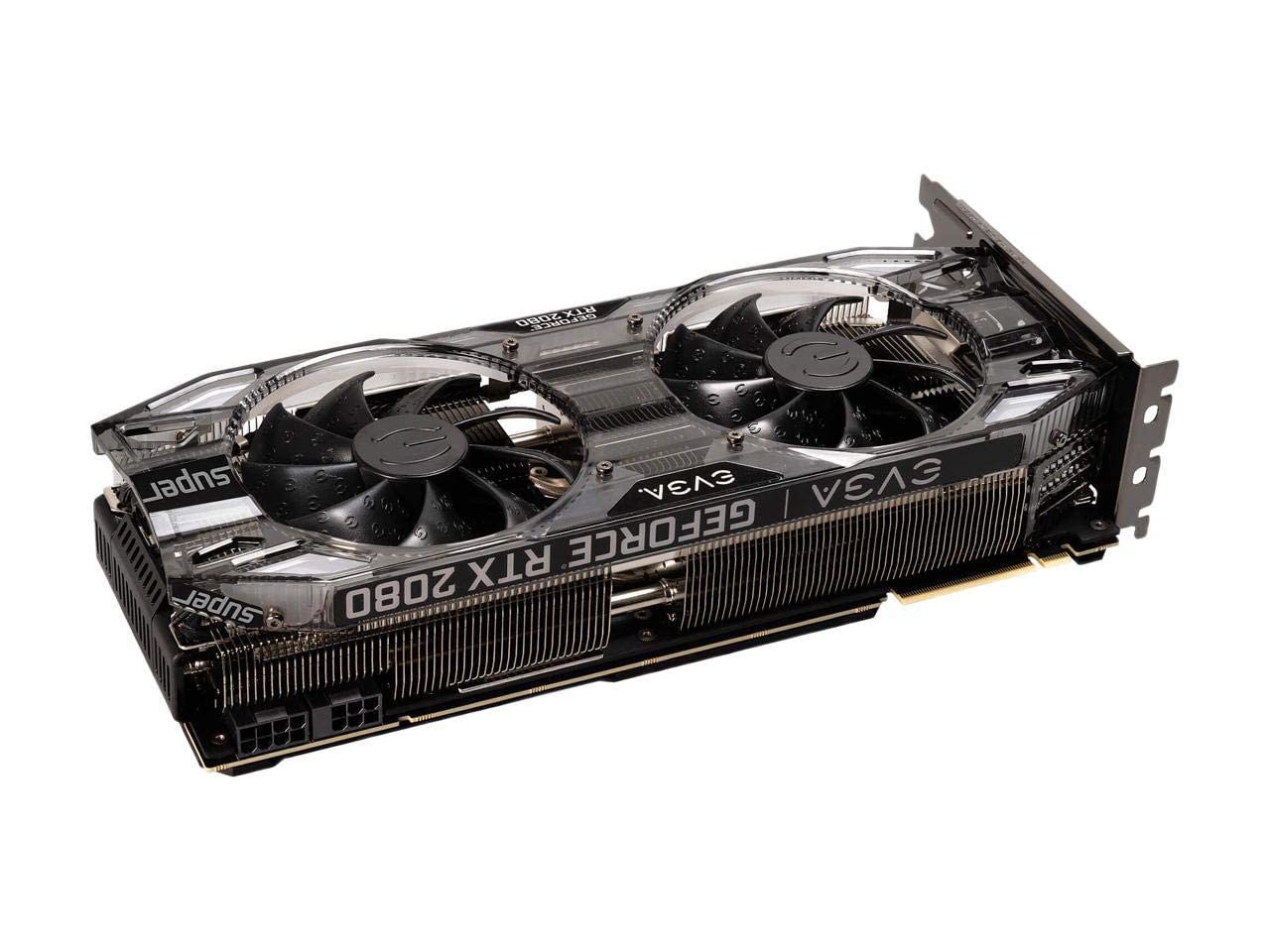 EVGA GeForce 08G-P4-3183-KR, RTX 2080 Super XC Ultra, Overclocked, 2.75 Slot Extreme Cool Dual, 70C Gaming, RGB, Metal Backplate, 8GB GDDR6 (Renewed)