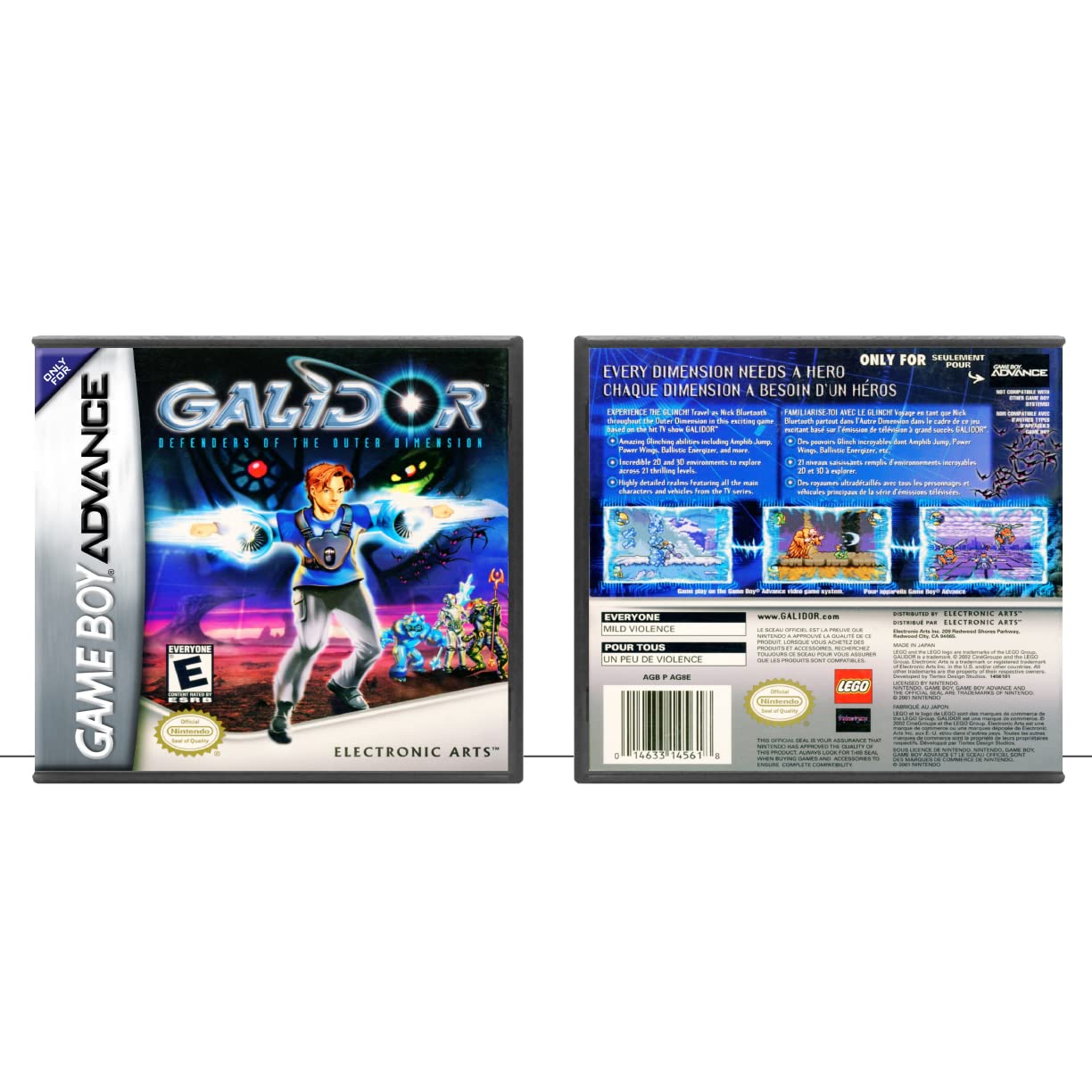 Galidor: Defenders of the Outer Dimension | (GBA) Game Boy Advance - Game Case Only - No Game