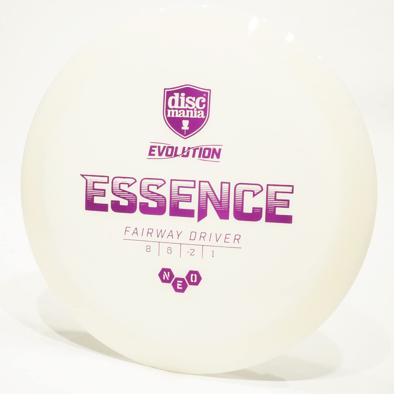 Discmania Evolution Essence (NEO) Fairway Driver Golf Disc, Pick Weight/Color [Stamp & Exact Color May Vary] Pink 167-169 Grams