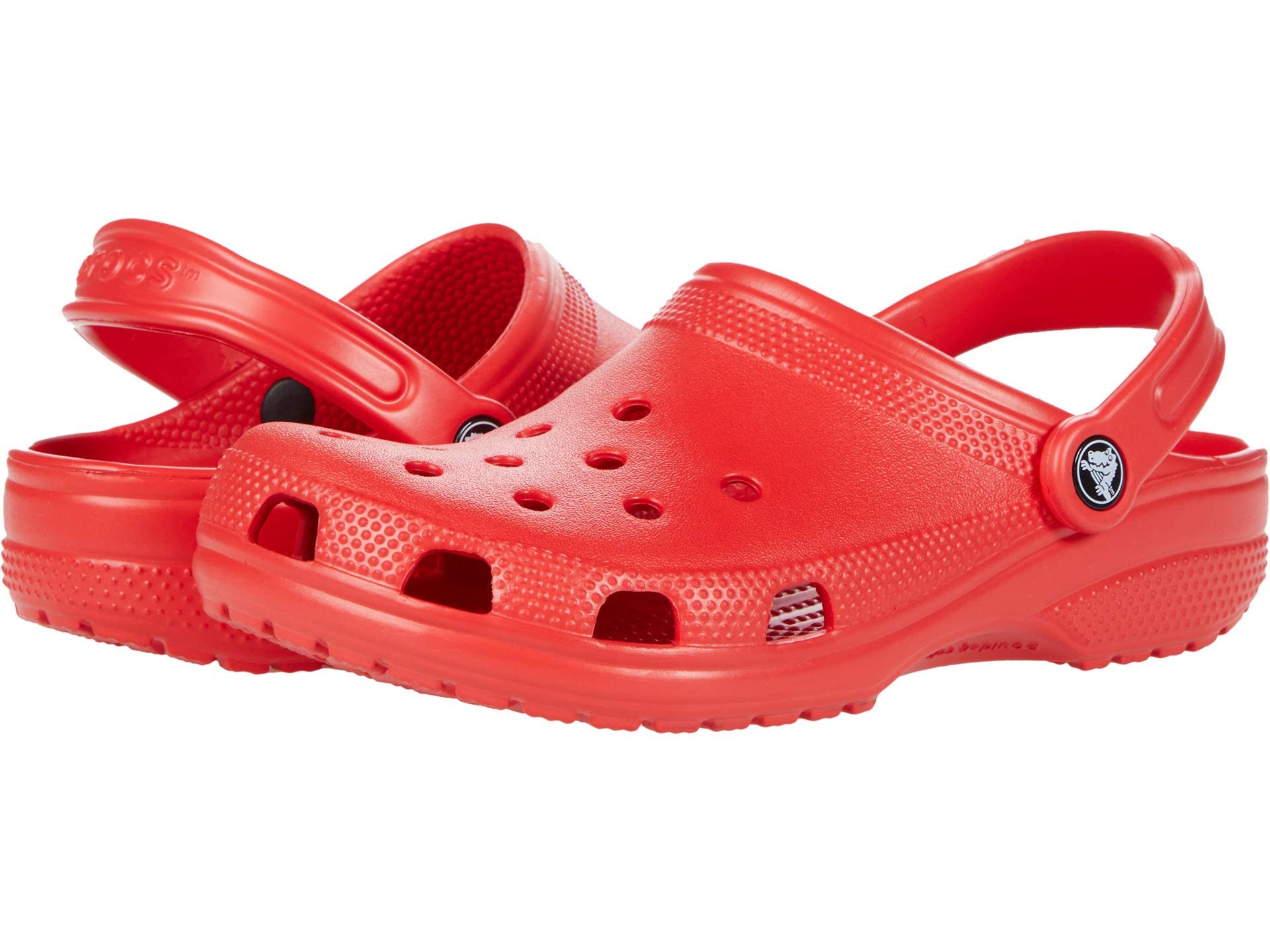 Crocs Unisex-Adult Classic Clogs (Best Sellers), Flame, 10 Women/8 Men