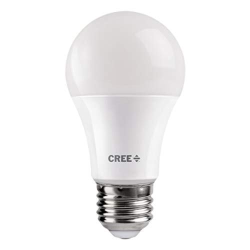 Cree Lighting A19 100W Equivalent LED Bulb, 1600 lumens, Dimmable, Soft White 2700K, 25,000 Hour Rated Life, 90+ CRI | 1-Pack