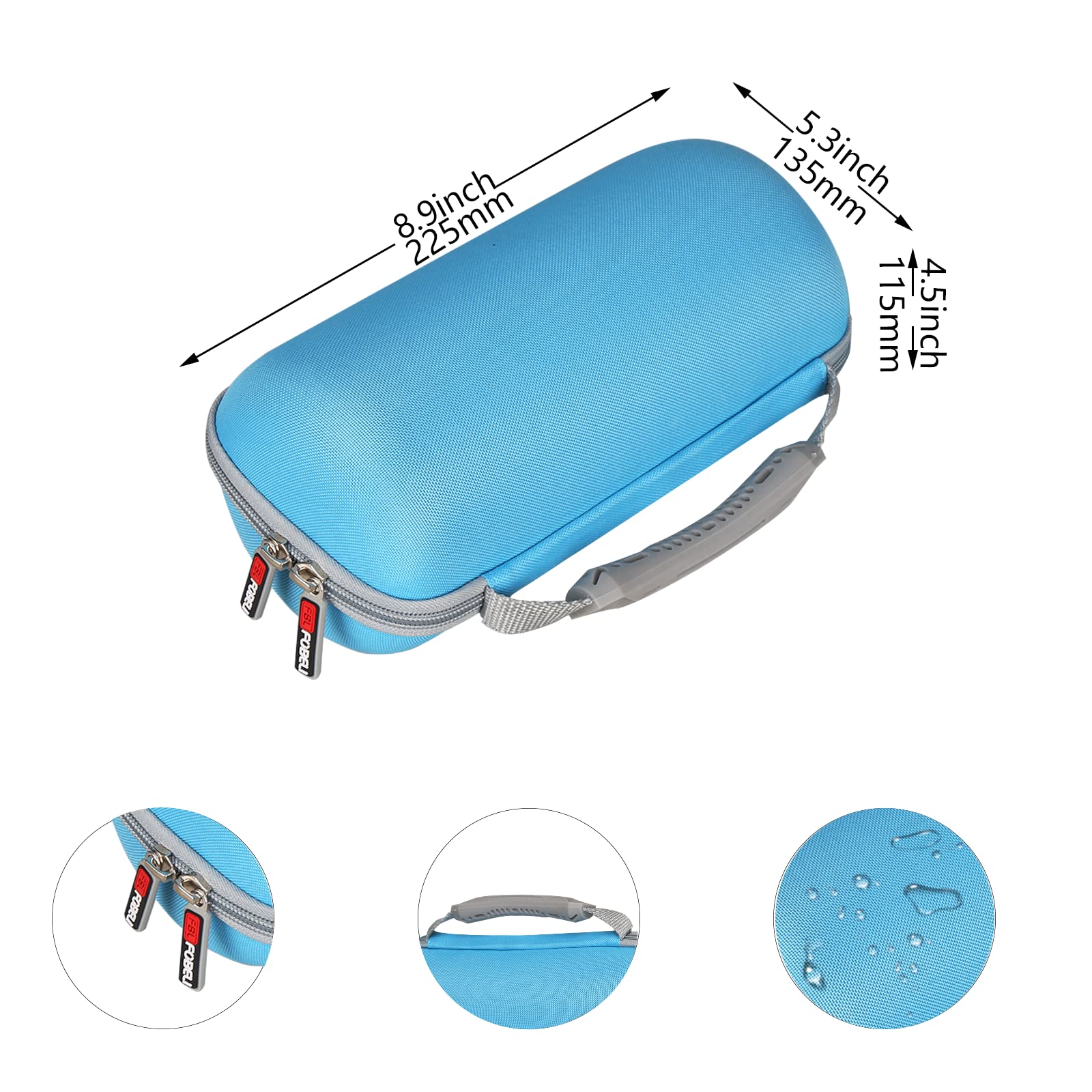 FBLFOBELI EVA Hard Storage Case Compatible with Hatch Rest 1st & 2nd Gen Baby Sound Machine, Protective Shockproof Bag (Case Only)