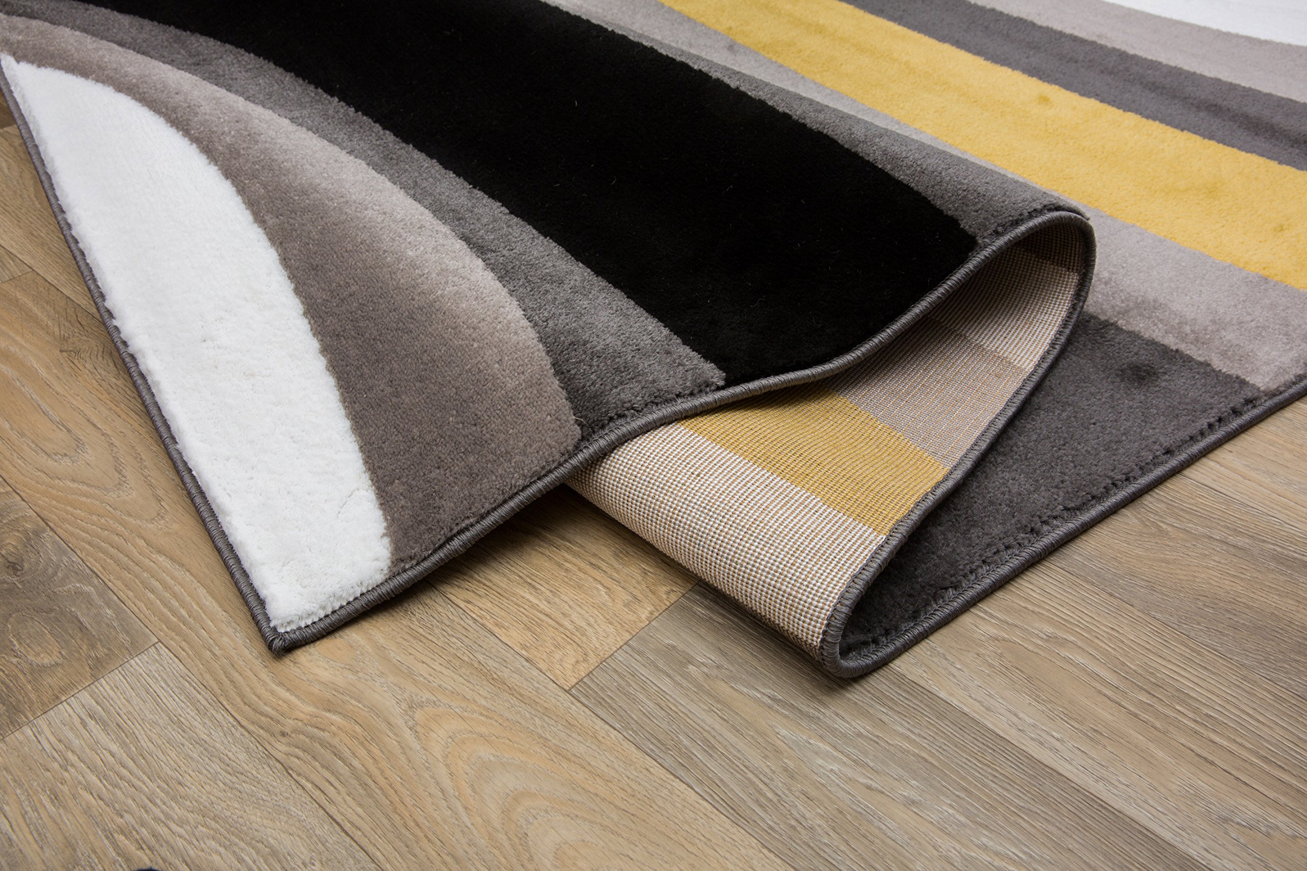 Rugshop Abstract Contemporary Modern Runner Rug 2' x 7'2" Yellow