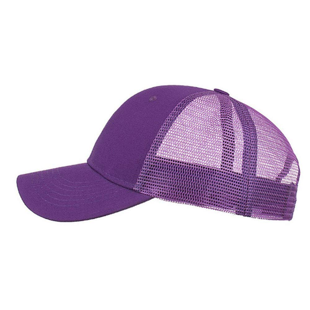 Croogo Sport Summer Cap Trucker Hat Ponytail Golf/Baseball Hat Outdoor Sun Hat Red