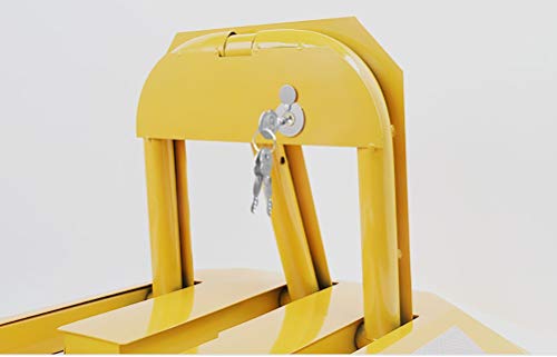 Parking Bollards with Lock,Private Car Parking Latch Space Lock,Easy Installation,Car Park Driveway Guard Saver,Protect Your Parking Space
