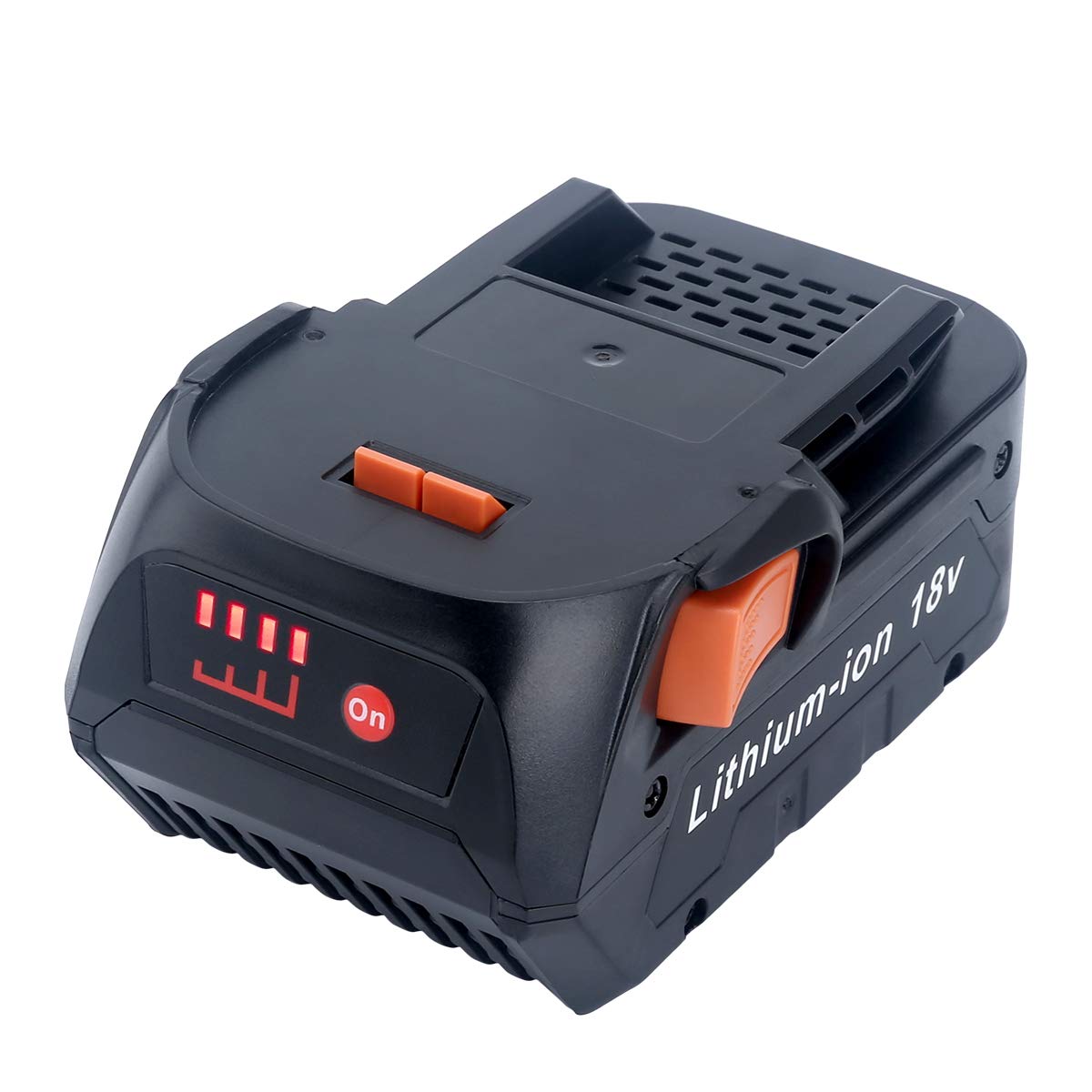 ELEFLY 2 Pack 18V 6.0Ah Lithium Battery Replacement for Ridgid 18V Battery R840087 R840083 R840086 AC840085 AC840087P Compatible with Ridgid 18V Drill Tool Battery