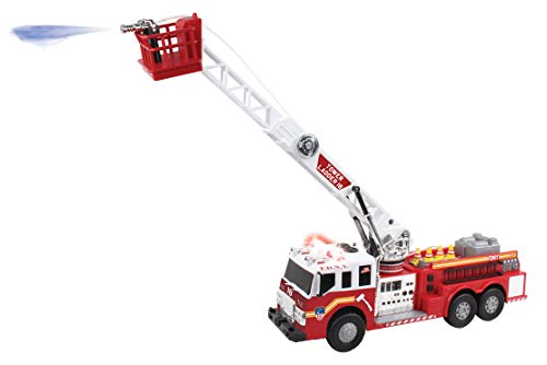 Daron FDNY 27' Ladder Truck with Lights, Sounds and Working Water Cannon 2019 New