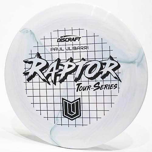 Discraft Paul Ulibarri Raptor 2022 Tour Series (ESP) Driver Golf Disc, Pick Your Disc 173-4g Yellow/Green - 3