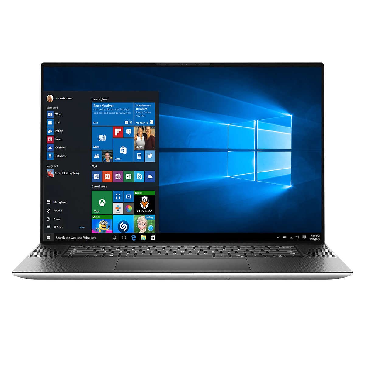 Dell XPS 9710 17" 4K Ultra HD+ (3840 x 2400) Touchscreen Laptop - 11th Gen Intel Core i7-11800H up to 4.60 GHz CPU, 64GB DDR4 RAM, 1TB PCIe SSD, GeForce RTX 3050, Windows 11 Pro