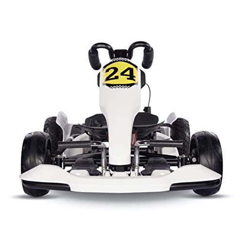 Xprit Hoverboard Scooter into Go-Kart Kart Adjustable Frame (White)