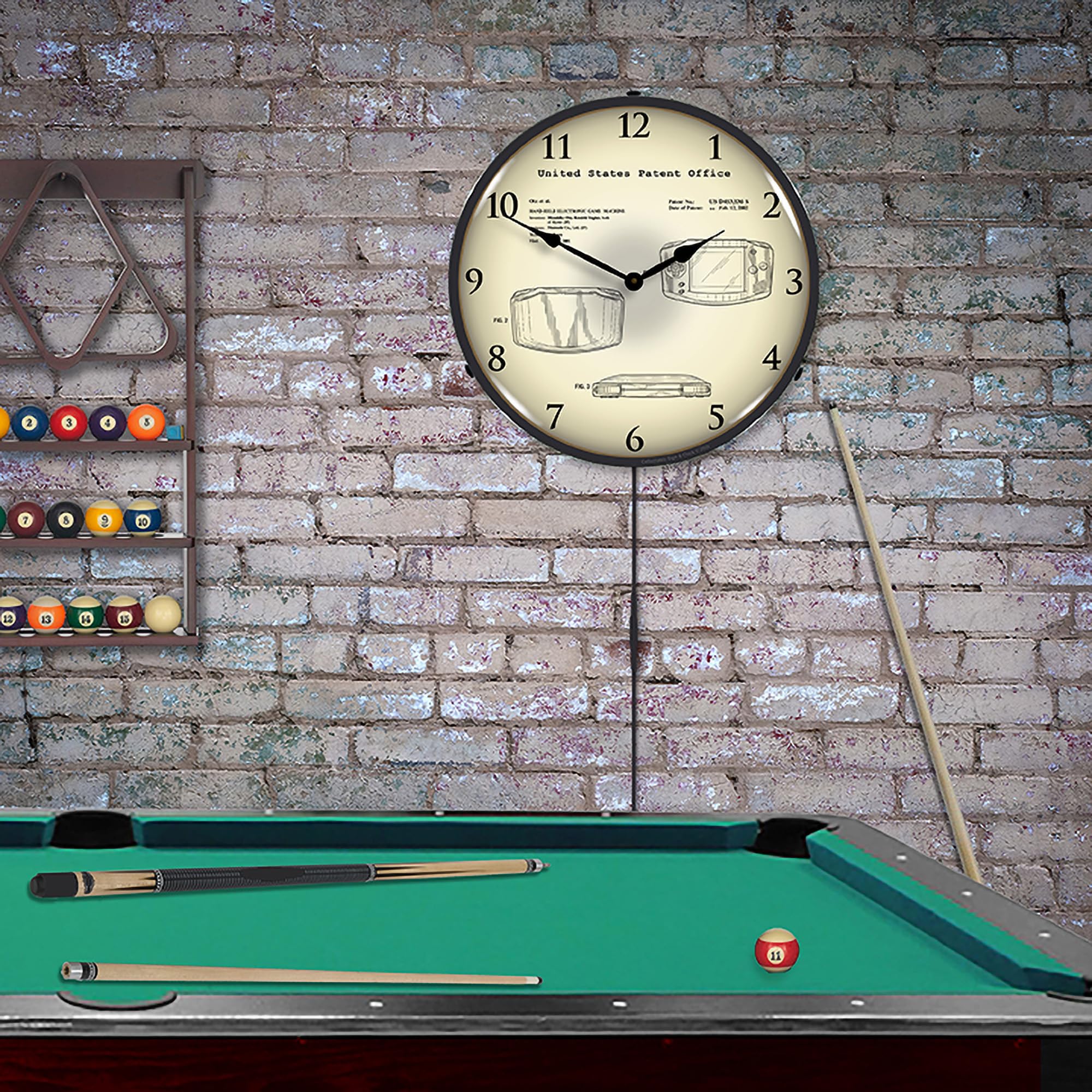 Collectable Sign and Clock Gaming Console Advance Hand Held Electronic Game 2001 6 of 29 Gaming Patents Clocks