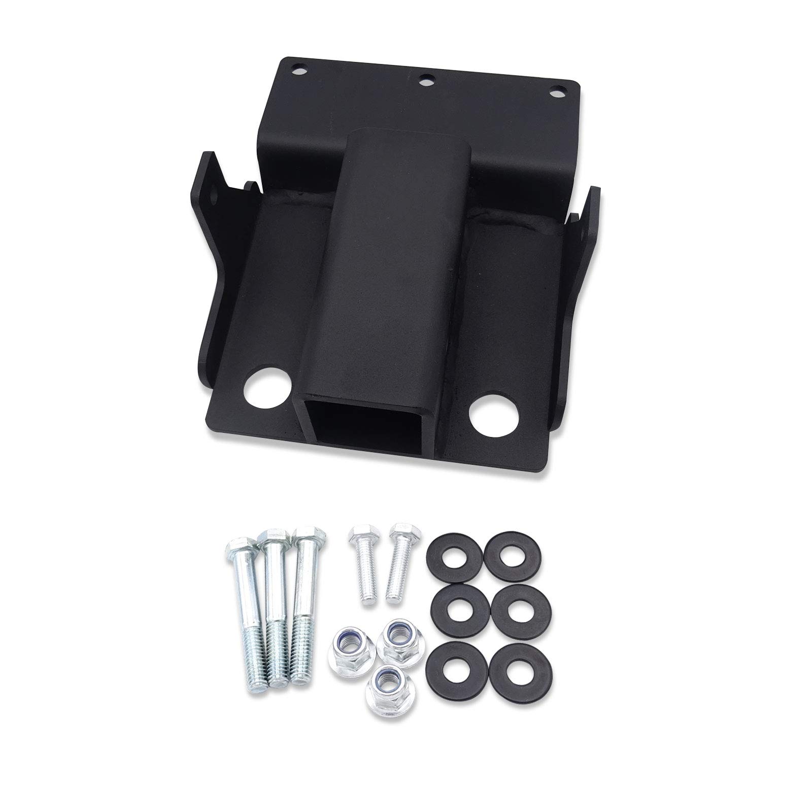 Dasen Rear Reverse 2" Receiver Trailer Tow Hitch Compatible with 2005-2016 Kawasaki Mule 600 610 and 2017-2024 Mule SX