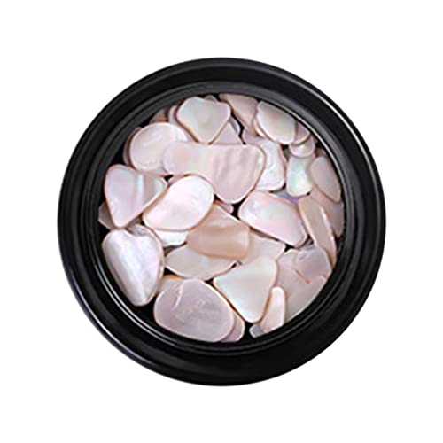 IFOTIME Nail Shell Piece Net Red Jewelry Japanese Shell Stone Mixed Ultra Thin Abalone Piece Japanese DIY Nail Decoration Set Little Rhinestones for Makeup (D, One Size)