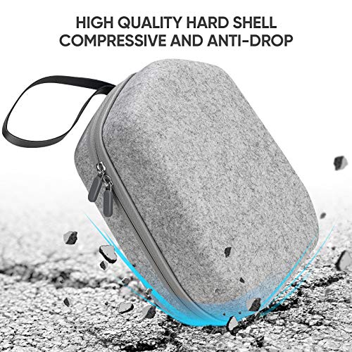 SARLAR Hard Carrying Case Compatible with Oculus Quest 2 Basic/Elite Version VR Gaming Headset and Touch Controllers Accessories, Suitable for Travel and Home Storage