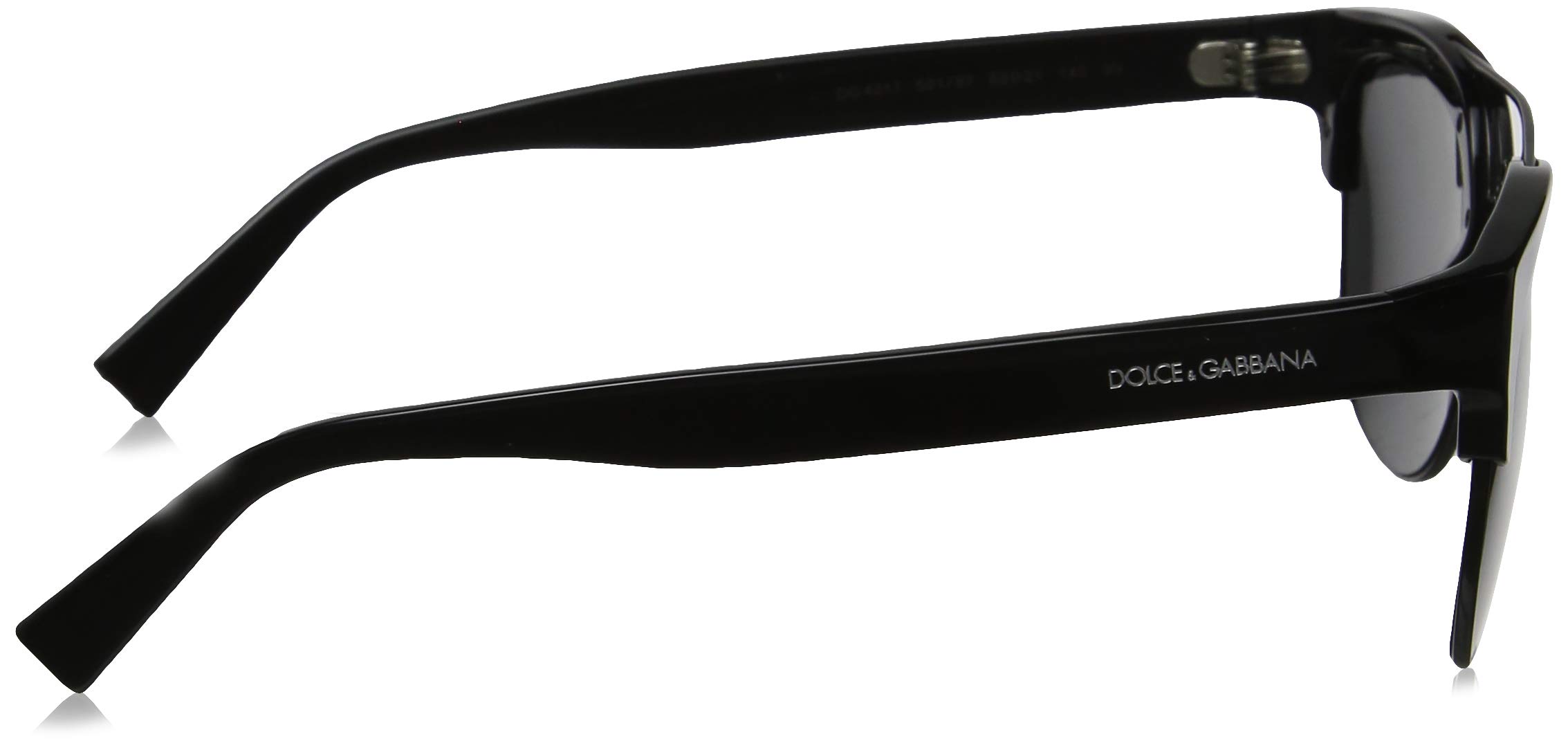 Dolce and Gabbana DG4317 501/87 Black DG4317 Retro Sunglasses Lens Category 3 S