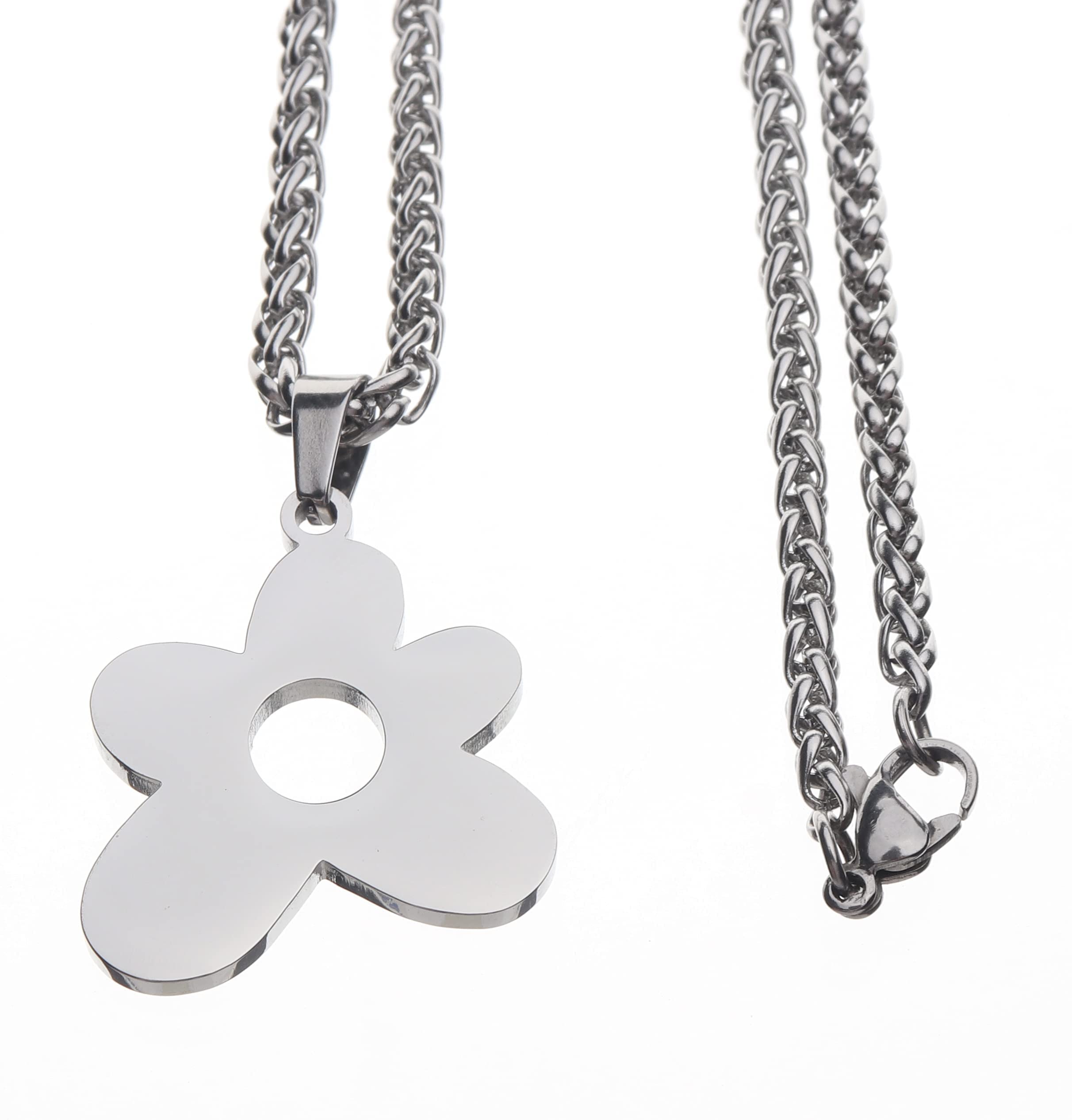 EIGHTEX Flower Hip Hop Pendant Chain Necklace