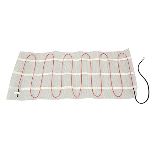 Electric Underfloor Heating Mat, 360W Cuttable Safe Electric Floor Heating System Self Adhesive High Efficiency for Bedroom (100-120V)