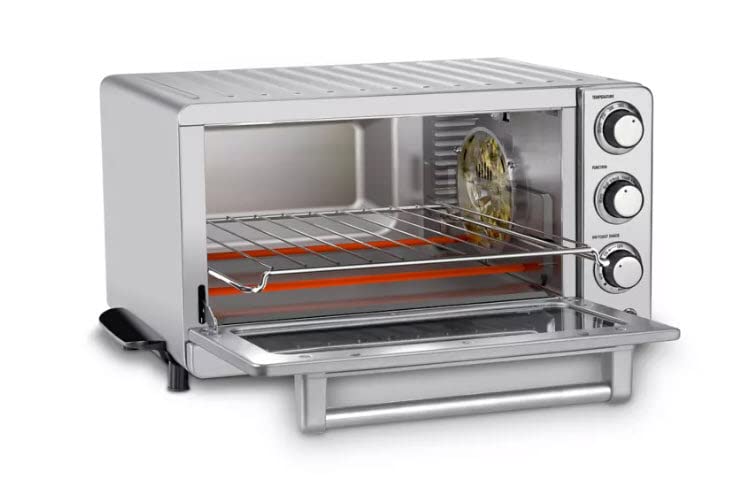 Cuisinart TOB-7FR Toaster Oven Broiler with Light Certified Renewed, Silver