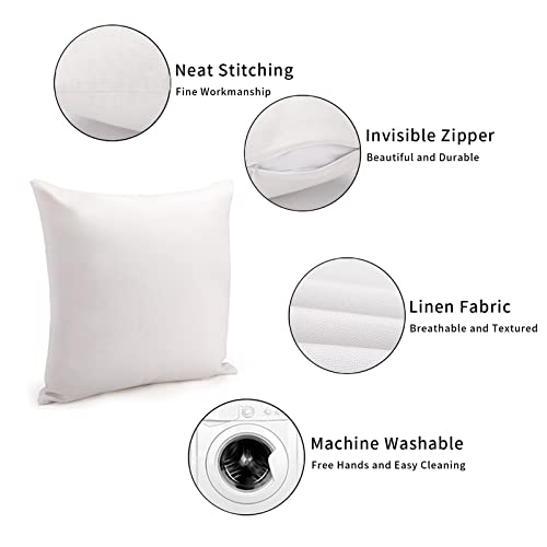 WoGuangis The Beach is Calling Shell Throw Pillow Cushion with Zippe Ocean Decor Throw Pillows Conch Rustic Pillow Sham for Bedroom Sofa Couch White Linen 16x16in Farmhouse Home Pillow Birthday Gift