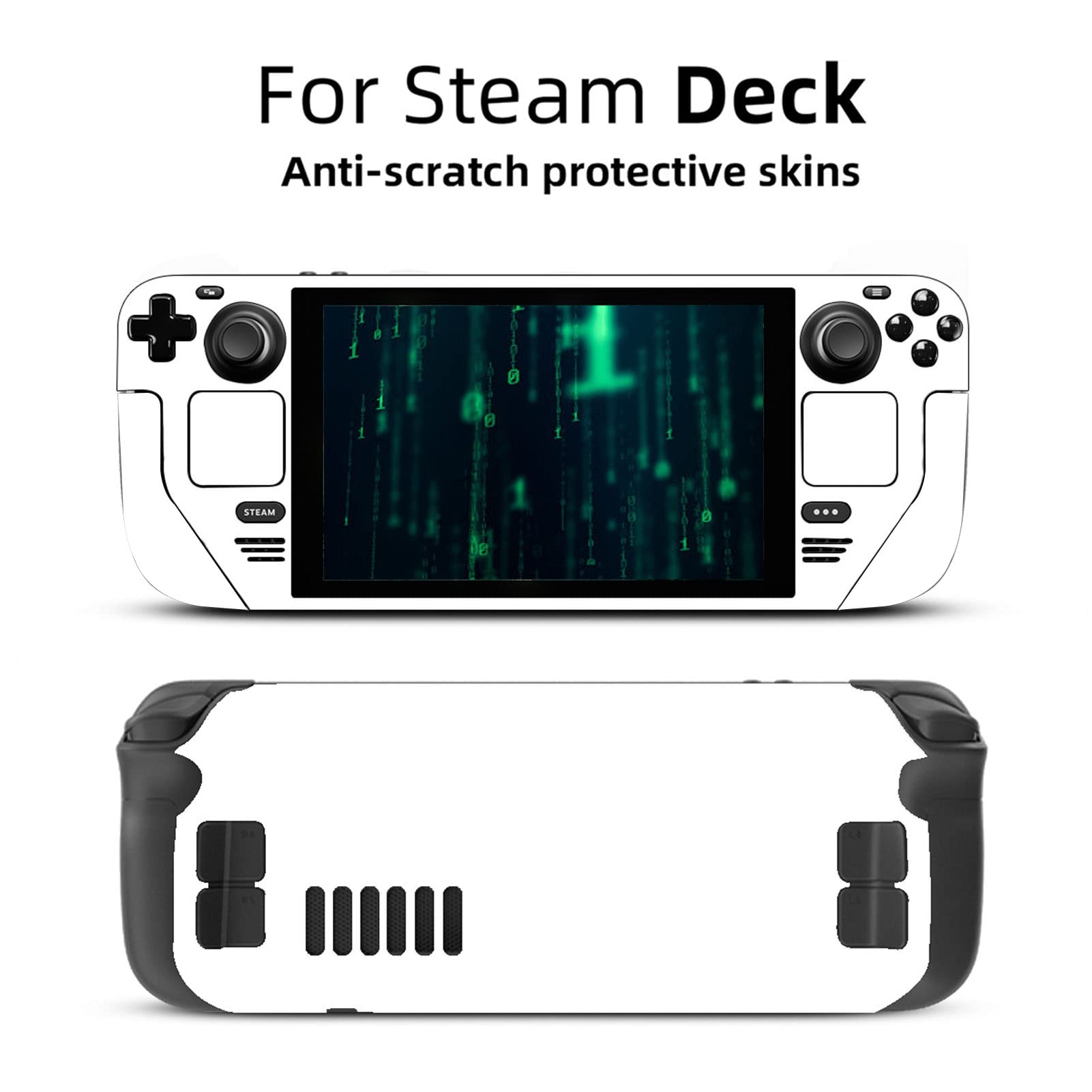 Game Console Sticker ,Skin Cover Decals,Anti-Scratch No Bubbles Strong Adhesion, DIY Game Console Decor ,Wrapping Cover Aesthetic Skin for Steam Deck Watermelon Red