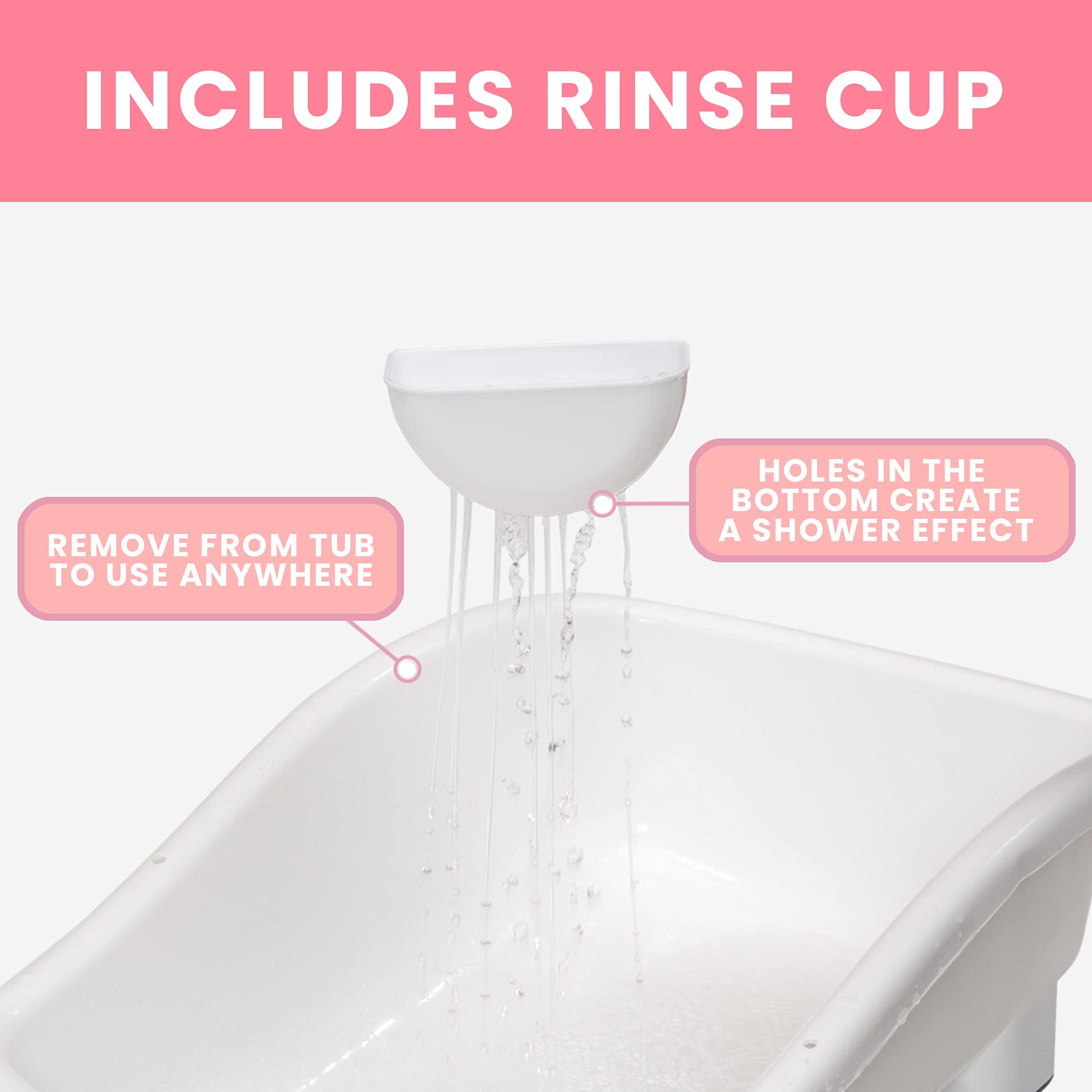 Disney Minnie Mouse My First Bubble Bath by Delta Children β 3-in-1 Newborn to Toddler Bathtub with Sling and Bubble Blower