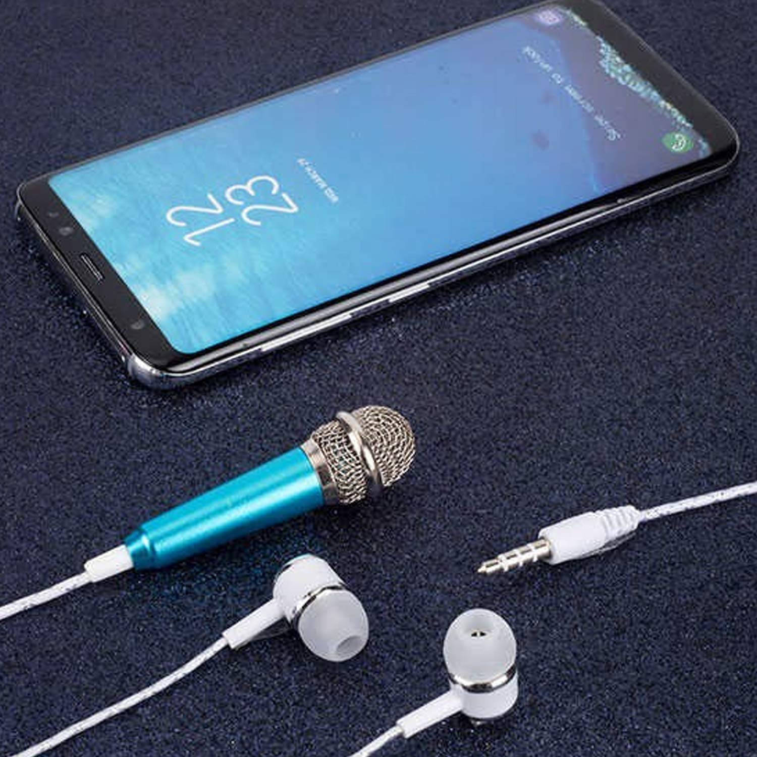 Culinary 2116 Universal Mini Microphone with Omnidirectional Stereo Mic for Phone, Singing