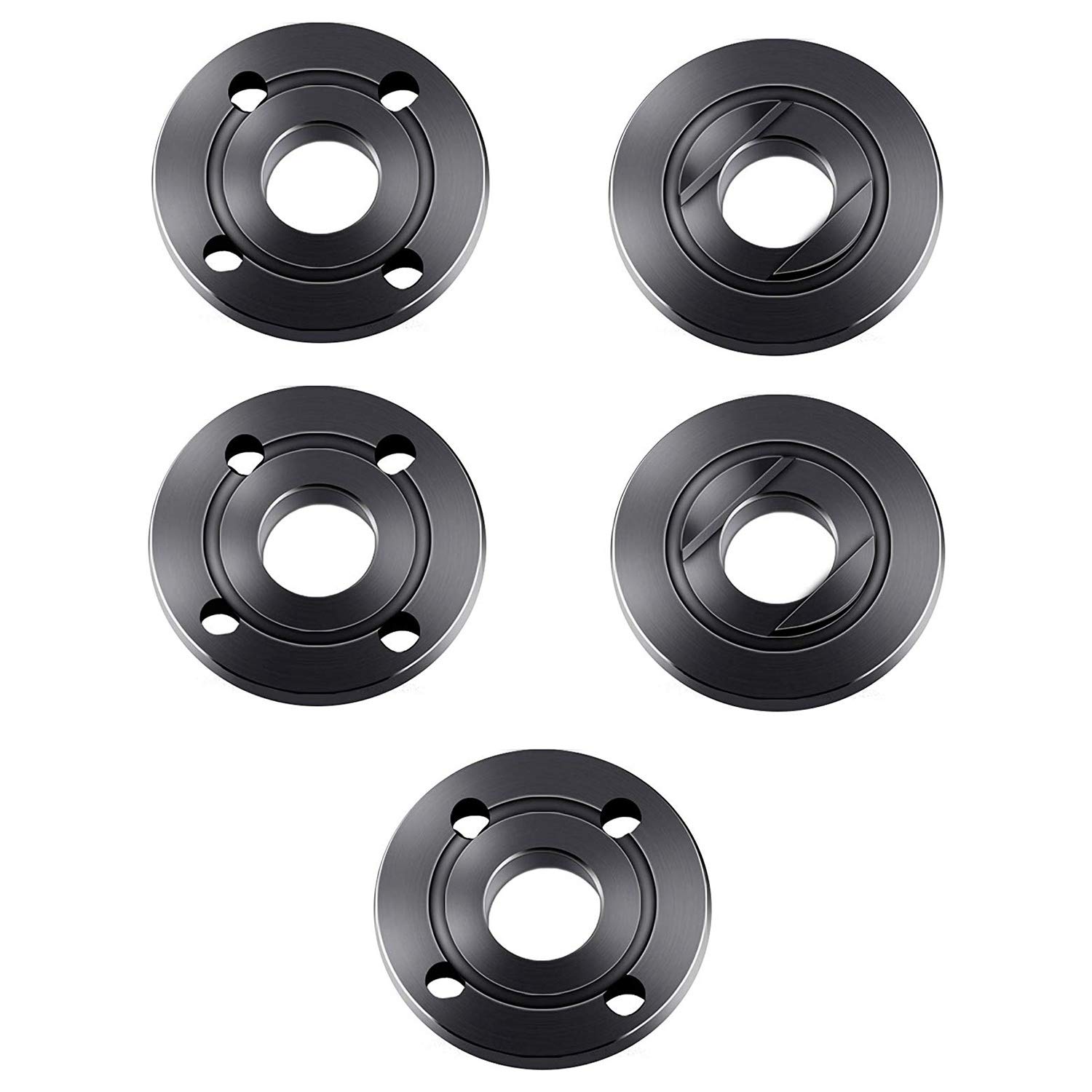 Dasing Grinder Angle Spanner Wrench Flange Nut Kit Metal Lock Nut for Dewalt Milwaukee 193465-4 Bosch Black Decker Ryobi Makita(4.5" 5" 5/8-11)