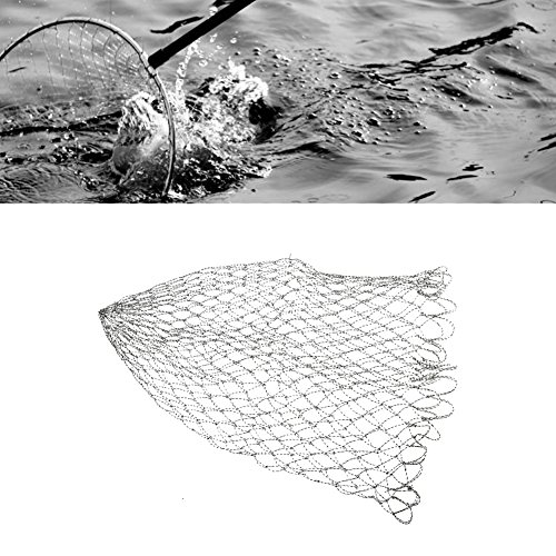 Fishing Landing Net, Fishing Net Replacement with Dia 40/50/60cm, Mesh Fishing Replacement Net for Freshwater Saltwater Fishing without Handle (50)