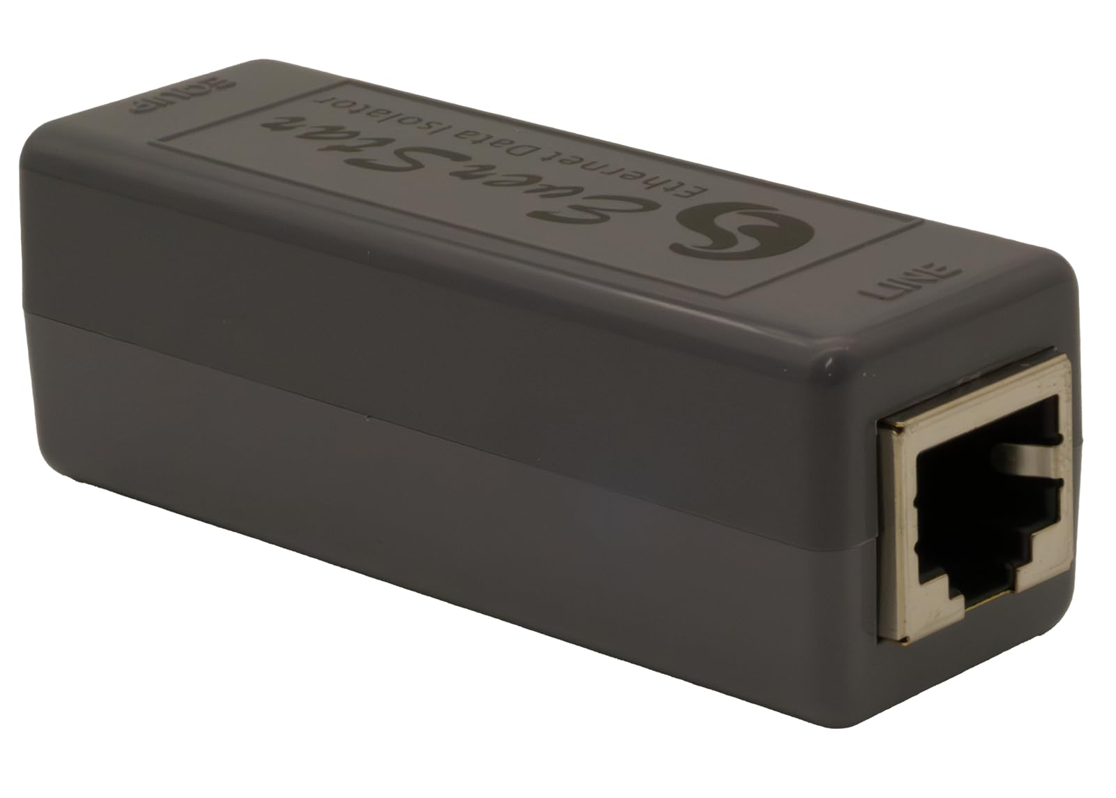 EverStar MI-300DG LAN Signal Noise Filter + 5" UTP Patch Cable for Healthcare (EN60601-1 Compliant) | Apple/Android TV, Hi-Res Audio Systems (RJ45) | Ethernet Galvanic Isolator | Dark Gray