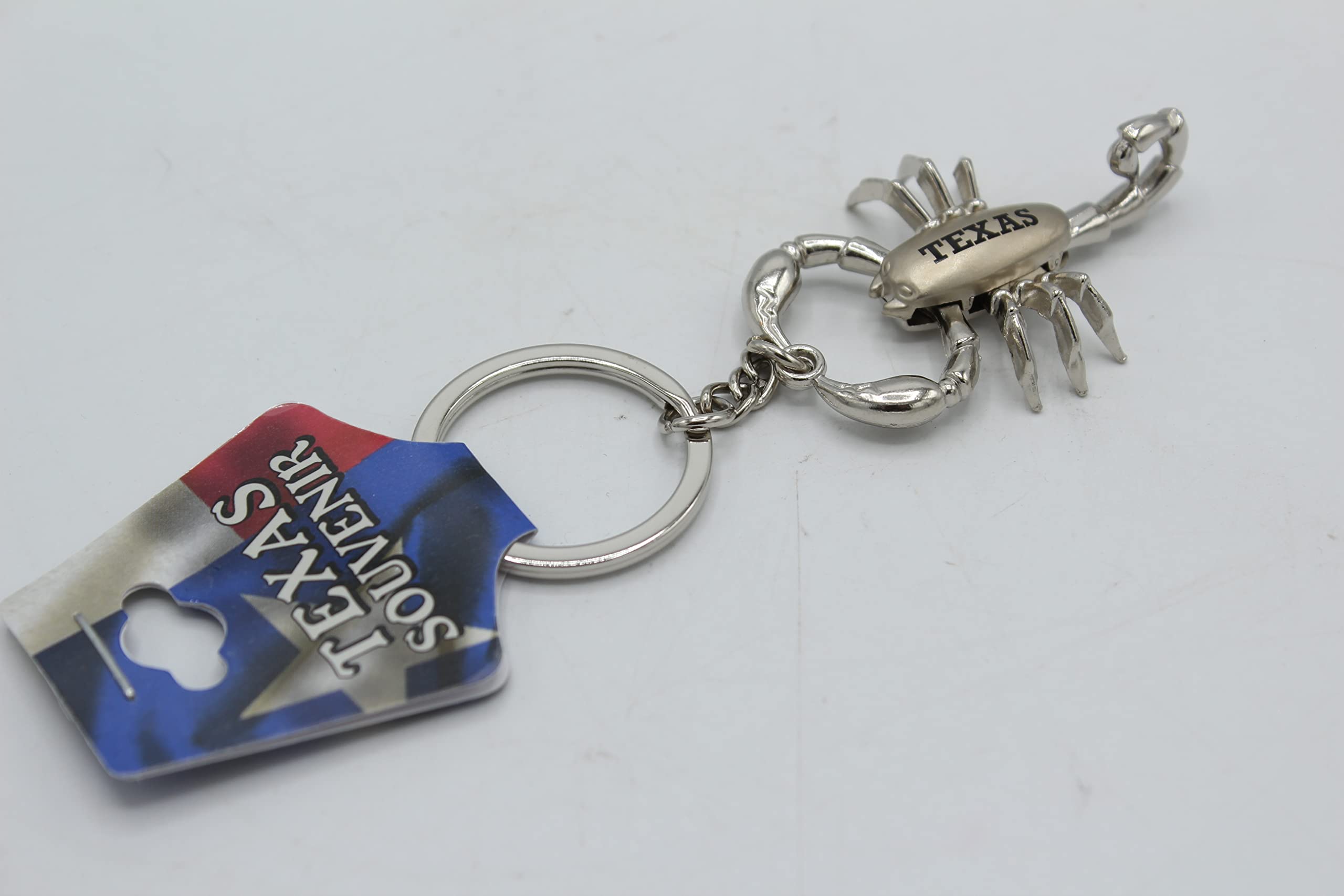EastMeetsWest Metal Texas Scorpion Key Chain Keychain Handbag Backpack Charm