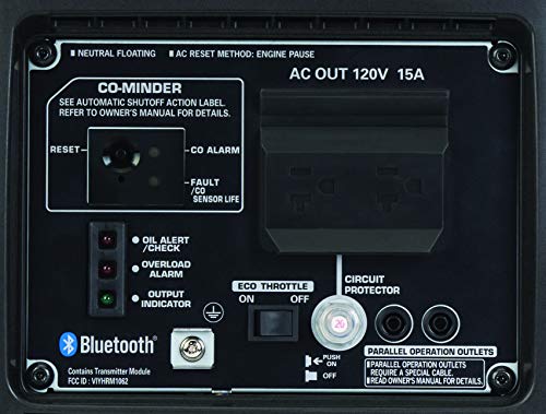 Honda EU2200iTAG 2200W 120V Portable CO-Minder Inverter Generator Bundle with Parallel Cables