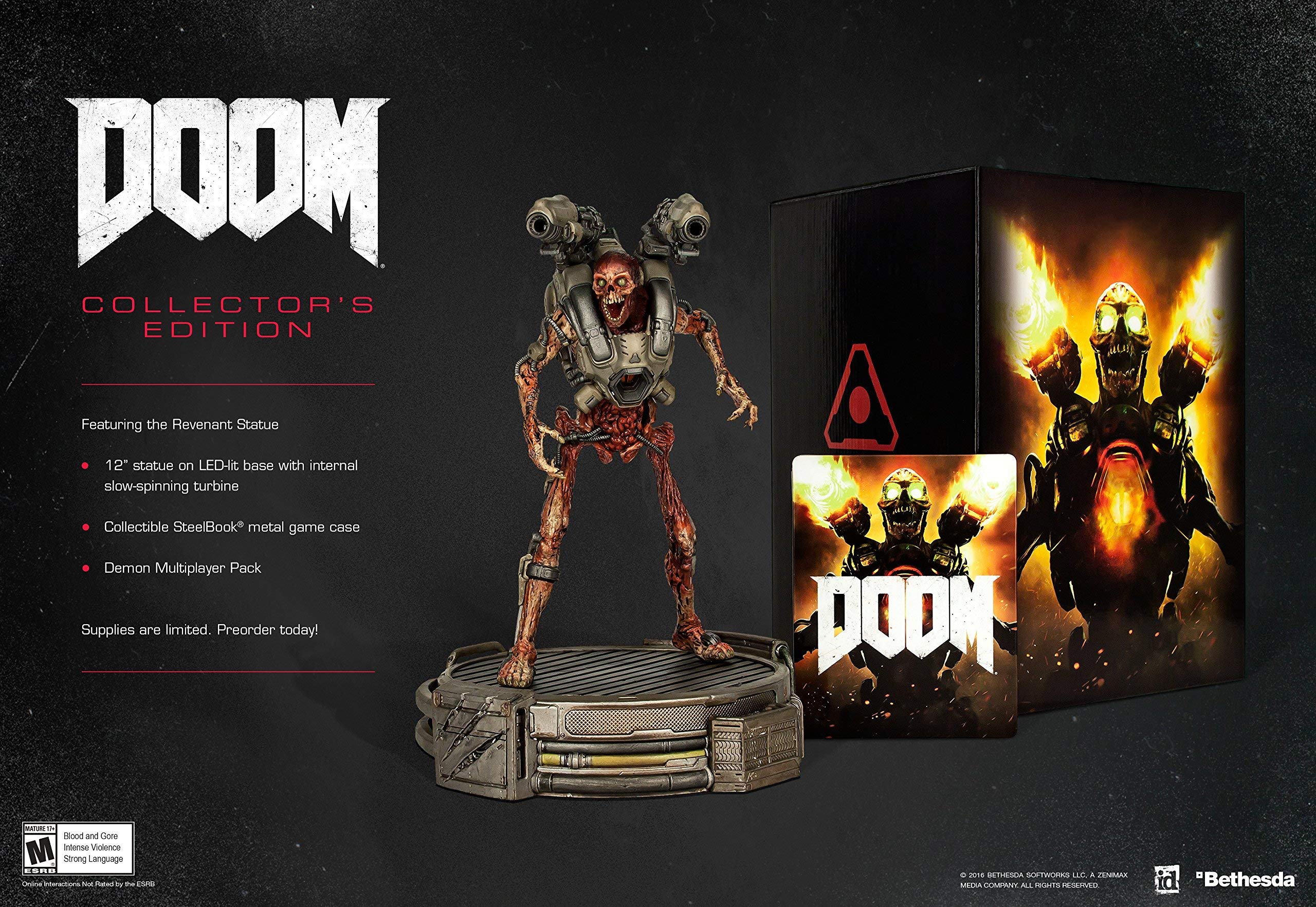 Doom: Collector's Edition - Xbox One [video game] (Renewed)