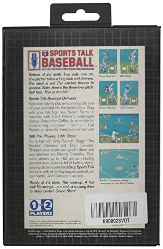 Sports Talk Baseball - Sega Genesis