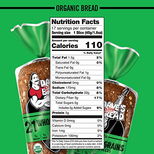 Dave’s Killer Bread Organic 21 Whole Grains and Seeds Bread - 27 oz Loaf