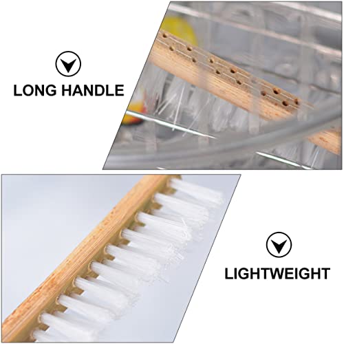 PATKAW Bird Accessories Parakeet Bird Cage 2 Pieces Bird Cage Brush Bird Cage Cleaner Bird Cage Cleaning Tools Parrot Cage Cleaning Brush Handle Small Bird Accessories Parakeet Bird Cage