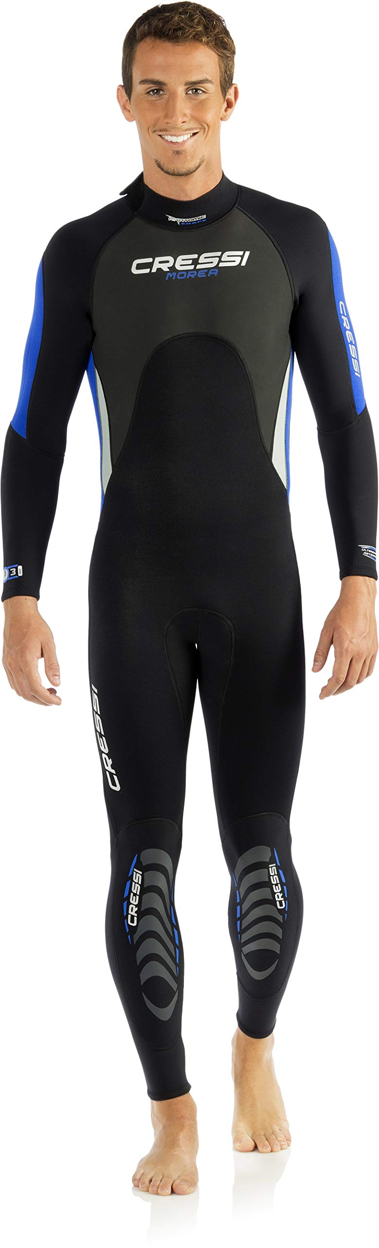 Cressi Morea - Mens Wetsuit Full 3mm, in Premium High Stretch Neoprene (L/4)