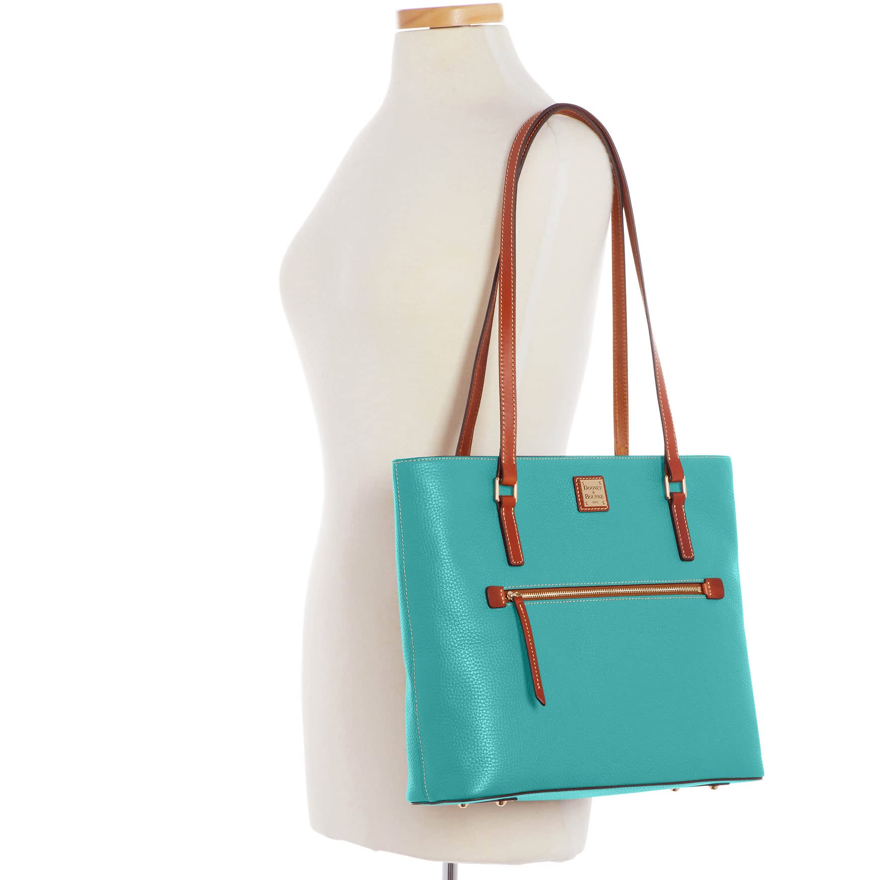Dooney & Bourke Handbag, Pebble Grain Large Shopper Tote - Spearmint