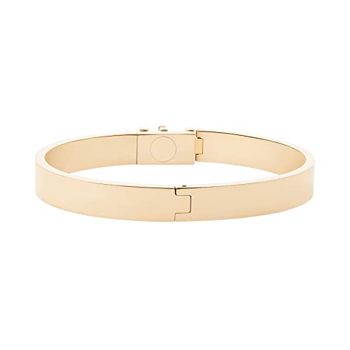 Michael Kors Women's Hardware Gold-Tone Stainless Steel Bangle Bracelet (Model: MKJ7697710)