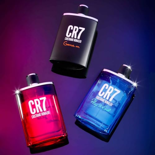 Cristiano Ronaldo - CR7 Play It Cool - Men's Eau de Toilette Spray - Fresh Spicy & Aromatic Fragrance With Notes of Bergamot, Cardamom & Amber - 1.7oz