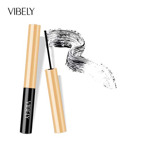 Curling Black Eye Waterproof Eyelash Mascara Makeup Long Extension Lashes mascara Slim Metal Mascara